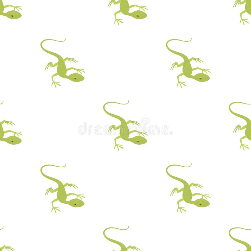 Little Lizard Pattern Seamless Vector Stock Vector - Illustration of ...