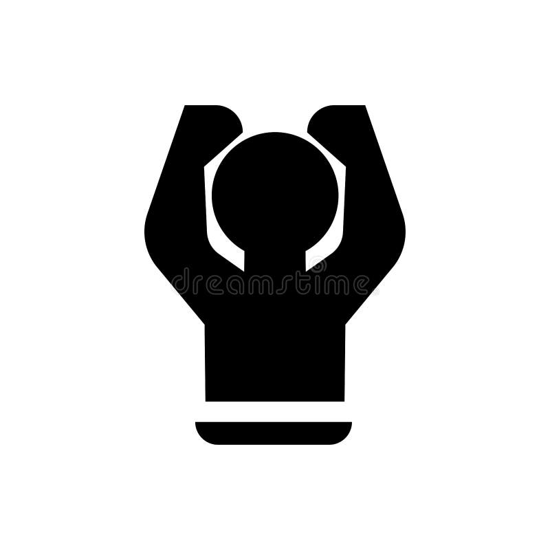 Icon of Little Man with Butterfly on a White Background Stock ...