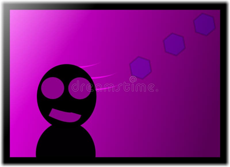 Little Man Thinking stock illustration. Illustration of cartoon - 3178894