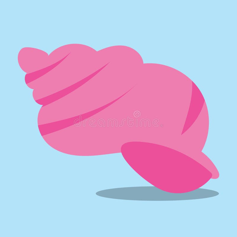 LITTLE MERMAID SHELL 08 vektor illustrationer. Illustration av ...