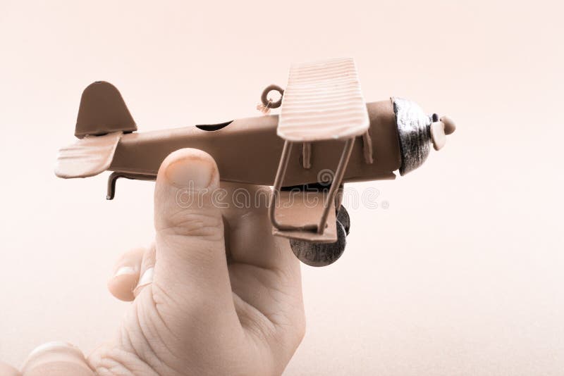 Model Airplane and Pinocchio in Water Stock Photo - Image of figurine ...