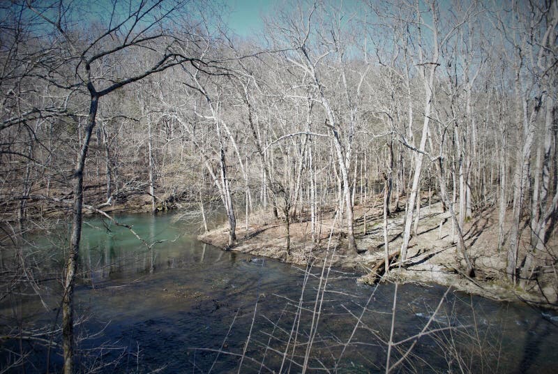 Little Miami River in the Spring Near Yellow Springs Ohio Stock Photo ...