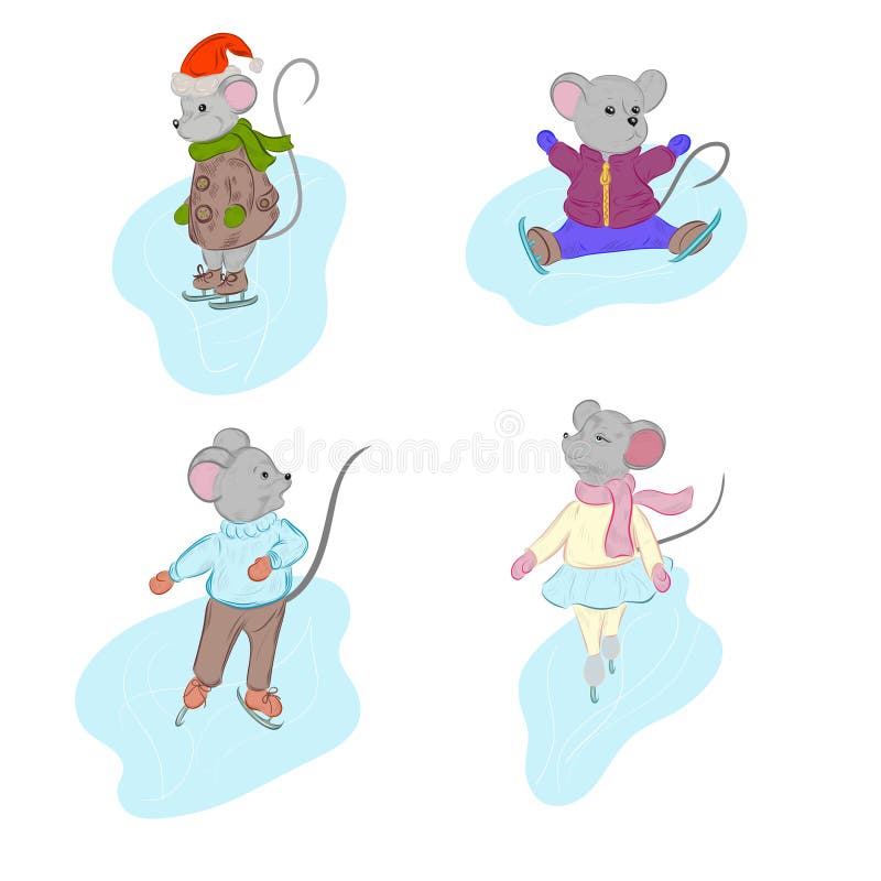 Skate Mouse Stock Illustrations – 148 Skate Mouse Stock Illustrations ...