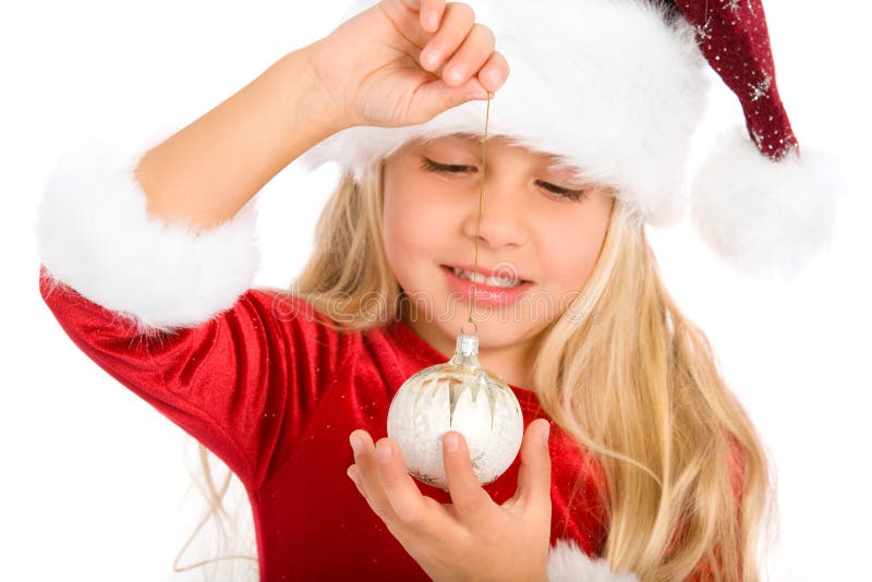 Little miss santa stock image. Image of cute, smiling - 11838577