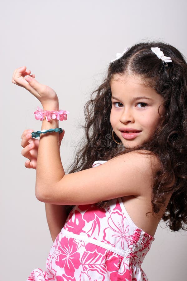 Little model stock image. Image of girls, female, pink - 3660323