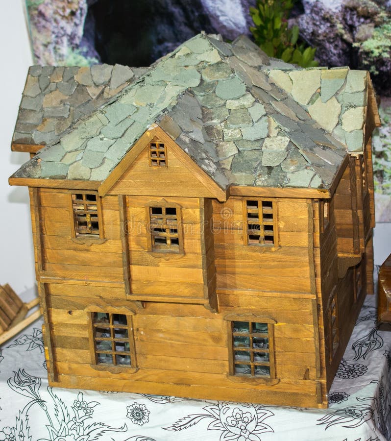 Little Model of Example of Turkish Traditional Architecture Stock Image ...