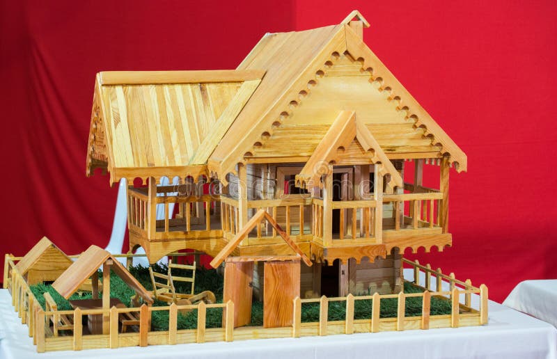 Little Model of Example of Turkish Traditional Architecture Stock Photo ...