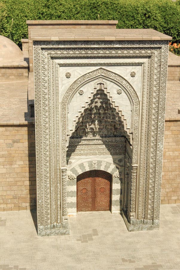 Little Model of Example of Turkish Traditional Architecture Stock Photo ...