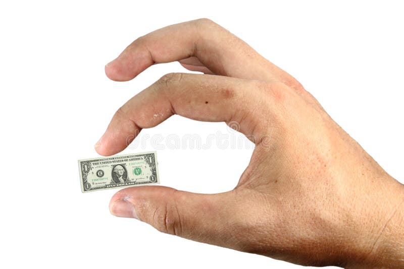 Little money stock photo. Image of finger, bankruptcy - 7546814