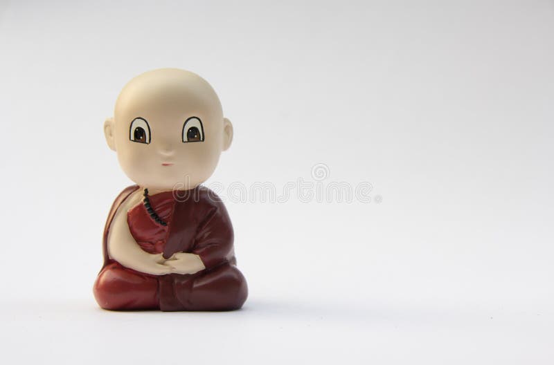 Little monk statue stock photo. Image of sculpture, cute - 67270816