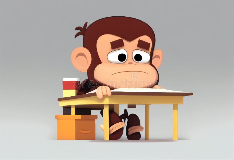Cartoon Monkey Class