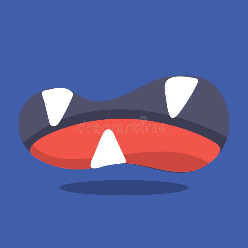 Little monster teeth 17 stock vector. Illustration of cartoon - 198988949