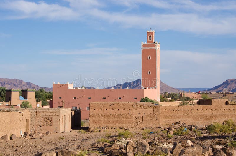 Little mosque in Morocco stock image. Image of africa - 75490745