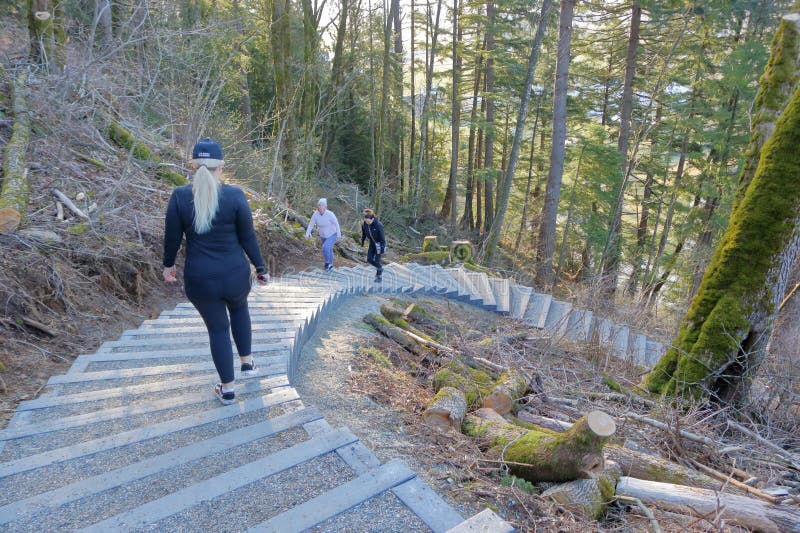 Little Mountain Steps in Chilliwack Editorial Stock Photo - Image of ...