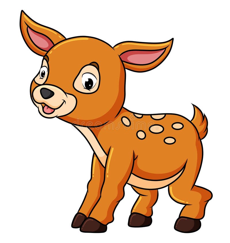 The Little Mouse Deer is Playing with the Friend Stock Vector ...