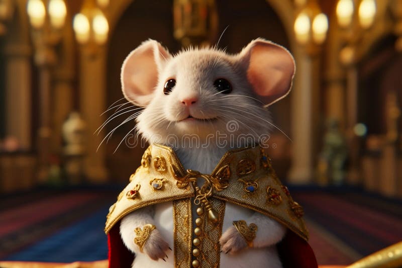 Little Mouse Prince Looking Hella Regal Charming, Generative AI Stock ...