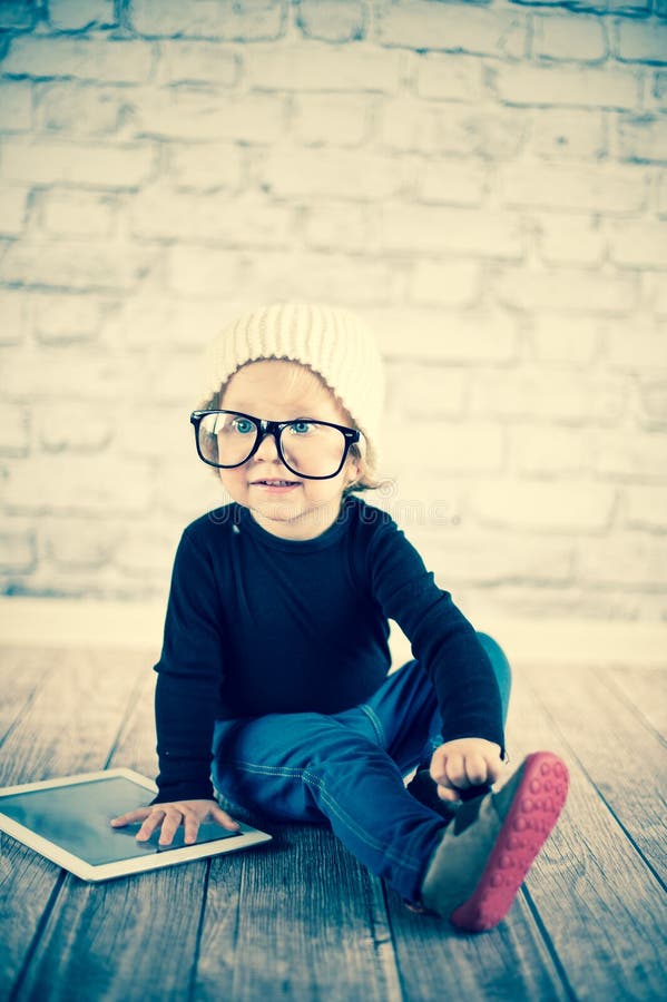 Little nerd stock image. Image of beautiful, geek, black - 39499717