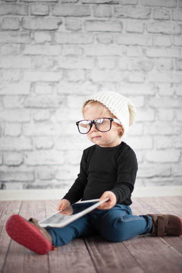 Little nerd stock photo. Image of hair, caucasian, education - 39499720