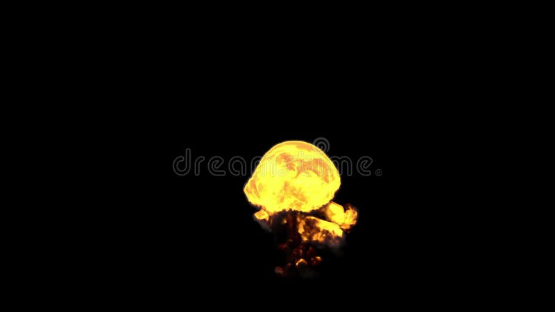 Little Nuke Explosion. Bust. Bang. Stock Footage - Video of onfall ...