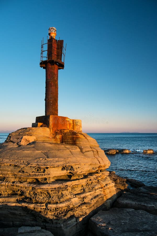 A little old lighthouse stock image. Image of landscape - 47381015