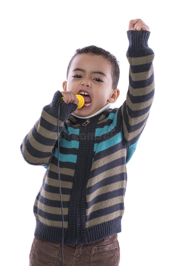 Little Orator with Enthusiastic Speech Stock Photo - Image of crying ...