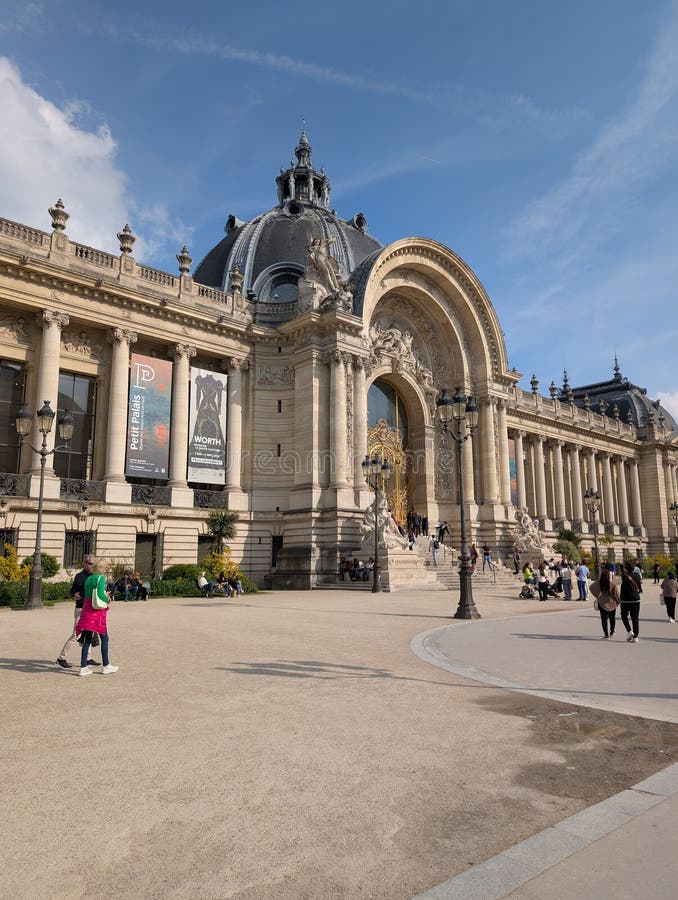 The Little Palace in Paris Center Editorial Stock Image - Image of ...