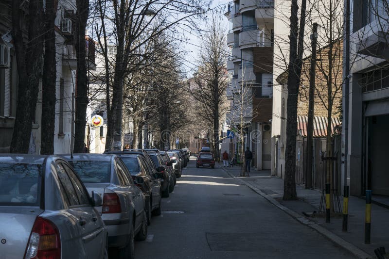 Little Passage Street in Center of Belgrade Editorial Image - Image of ...