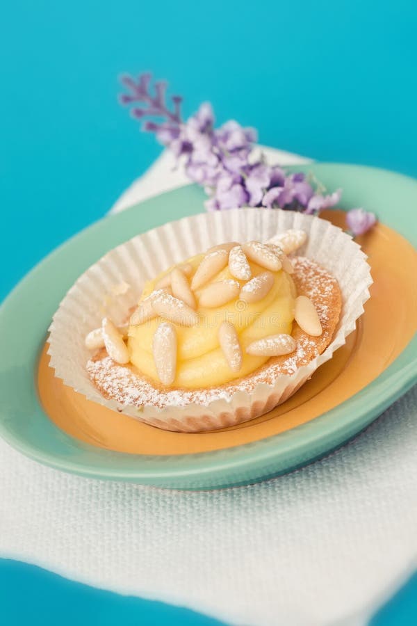 The Little Pastry Chef Finishes Her Confiture Stock Image - Image of ...