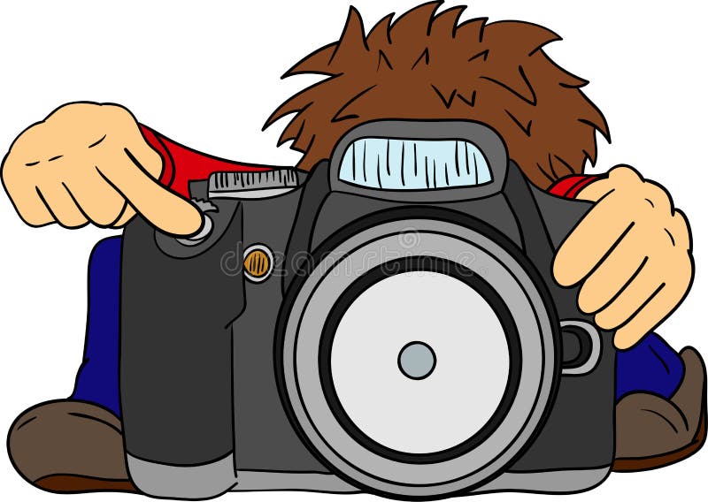Photographer With Camera Clip Art