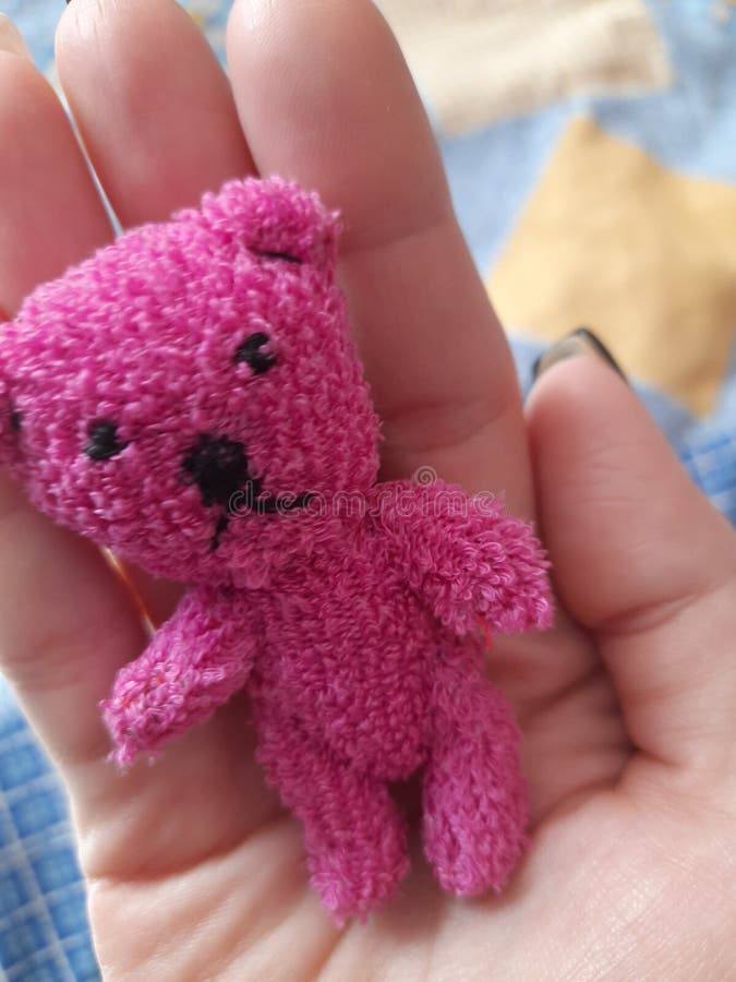 Little Pink Bear. Make it Easy Stock Image - Image of design, organ ...