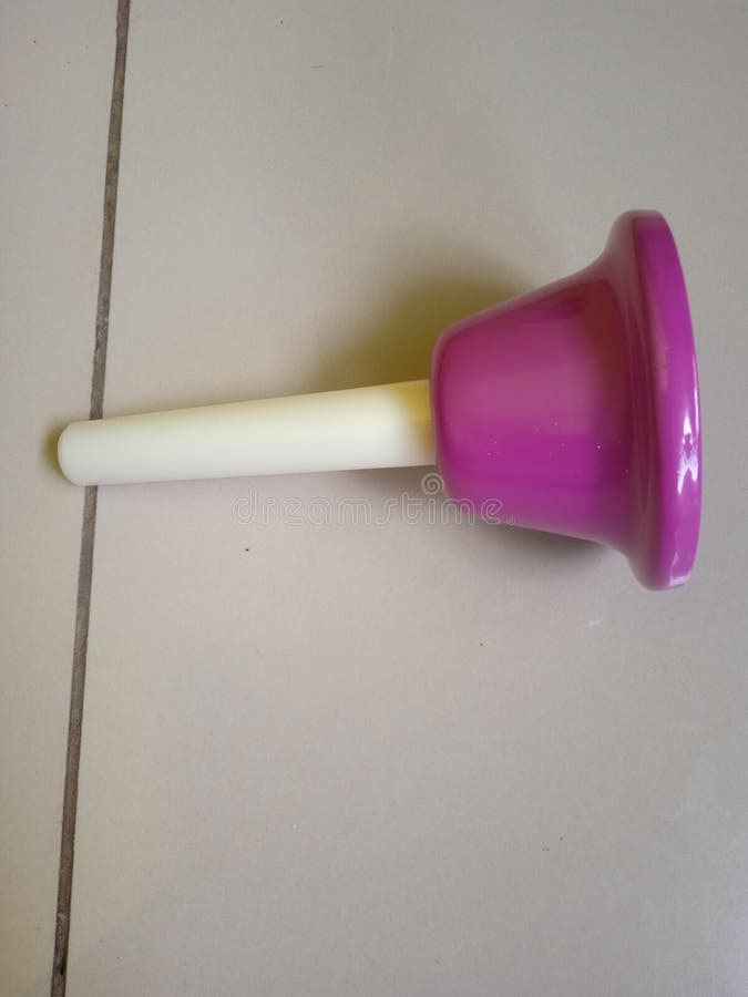 Little Pink Bell on Ceramic Stock Image - Image of little, bell: 235004761