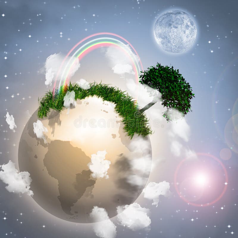 Little Planet stock illustration. Illustration of globalization - 12992301