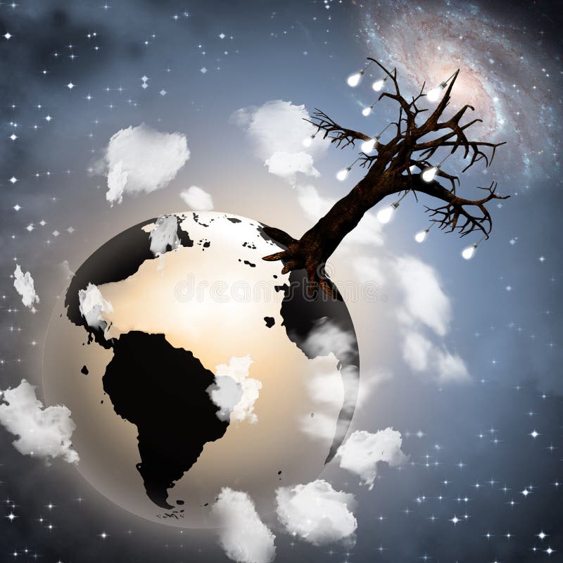 Little Planet stock illustration. Illustration of green - 16103316