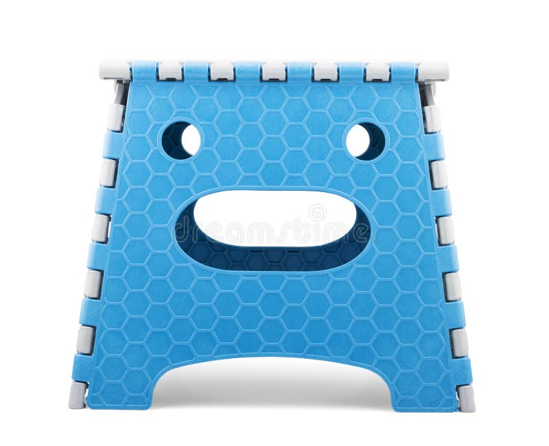 Little Plastic Chair Isolated on White Background Stock Photo - Image ...