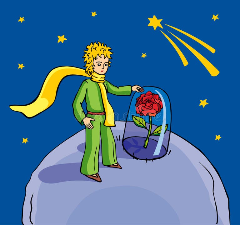 Little Prince Rose Stock Illustrations – 240 Little Prince Rose Stock ...