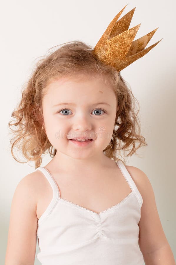 Little princess stock image. Image of cheerful, human - 17686021