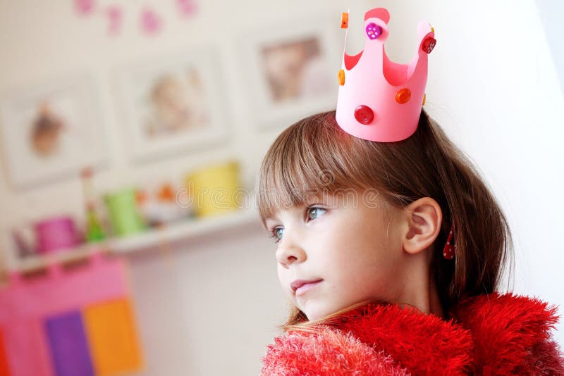 Little princess stock photo. Image of preschooler, handmade - 19989620
