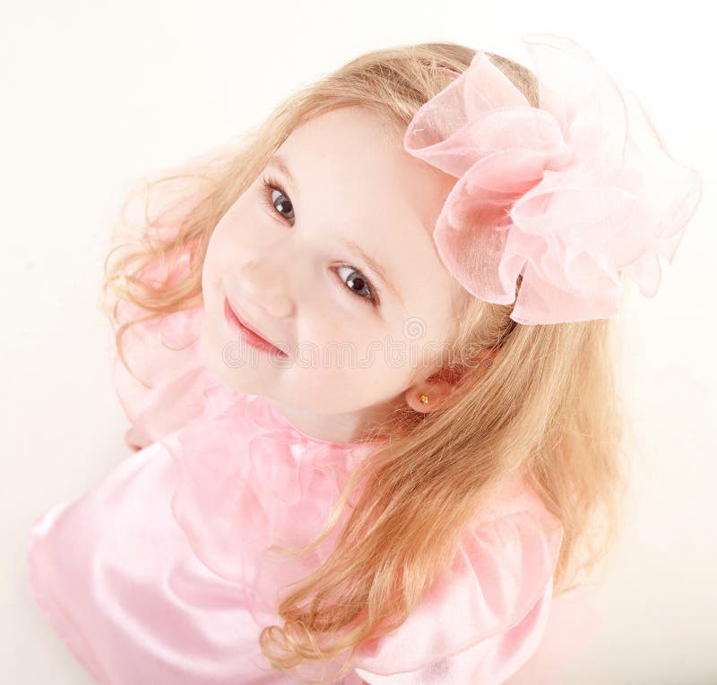 Little princess stock image. Image of expression, blond - 23809127