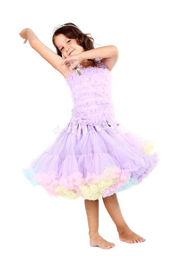 Little princess dancing stock image. Image of female - 17457595