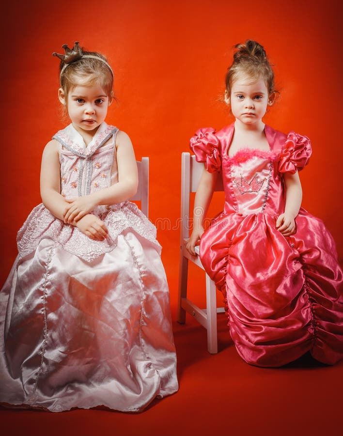 Little Princess Sitting Chairs Stock Photos - Free & Royalty-Free Stock ...