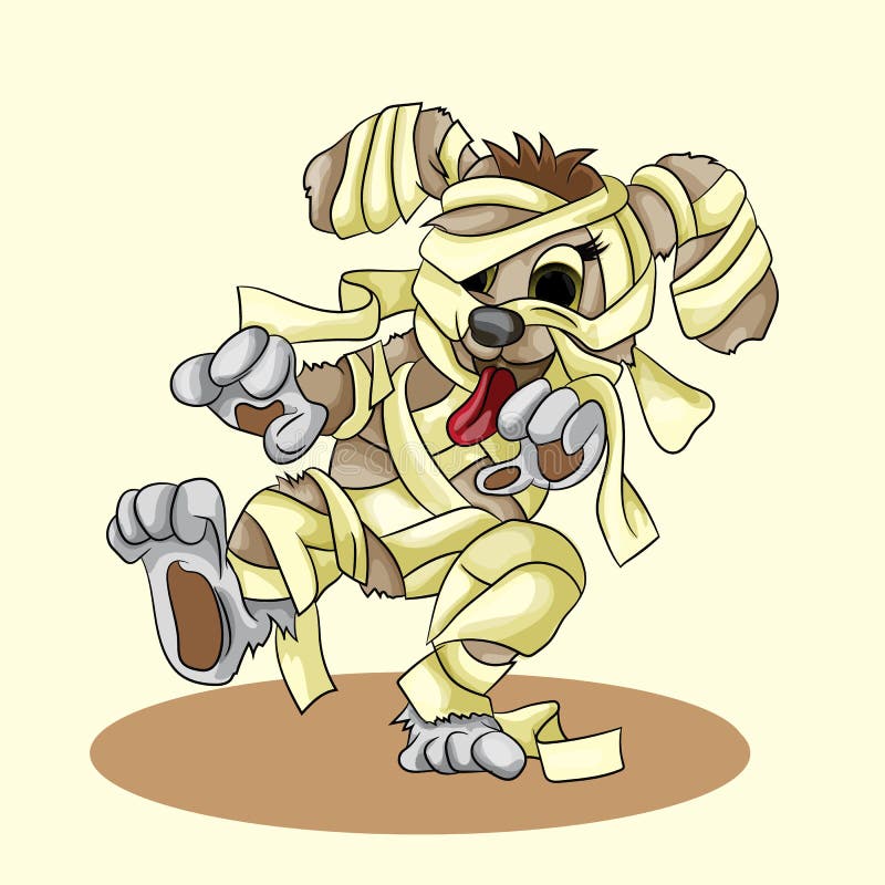 Dog Mummy Costume Stock Illustrations – 100 Dog Mummy Costume Stock ...