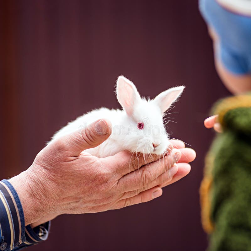 Rabbit stock image. Image of nibble, small, hear, white - 19460635