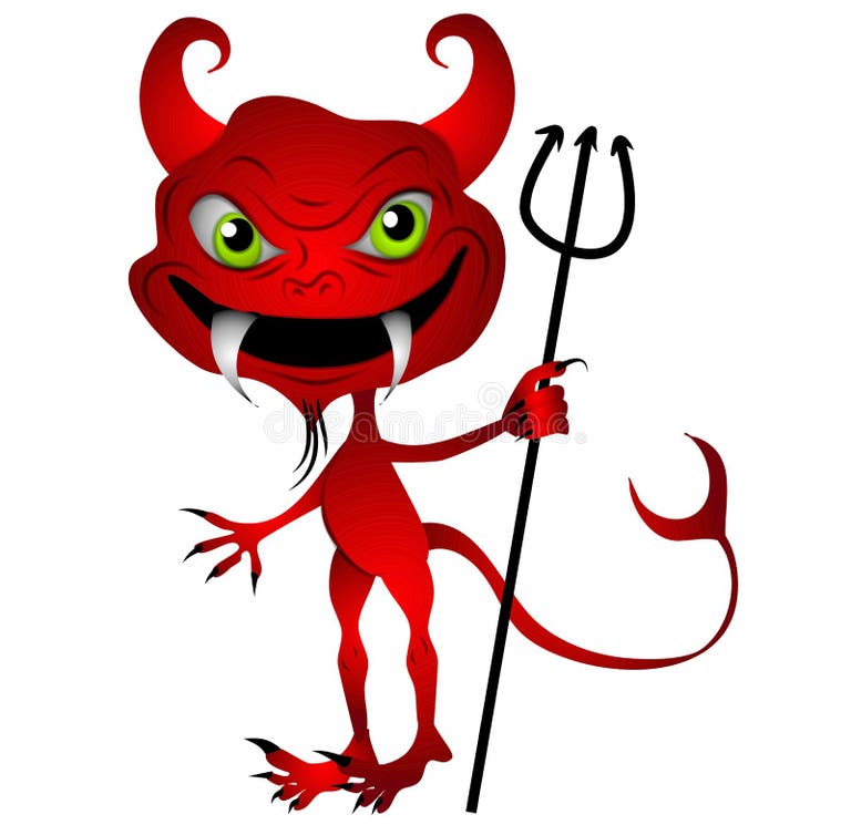 Devil Pitchfork Stock Illustrations – 3,870 Devil Pitchfork Stock ...