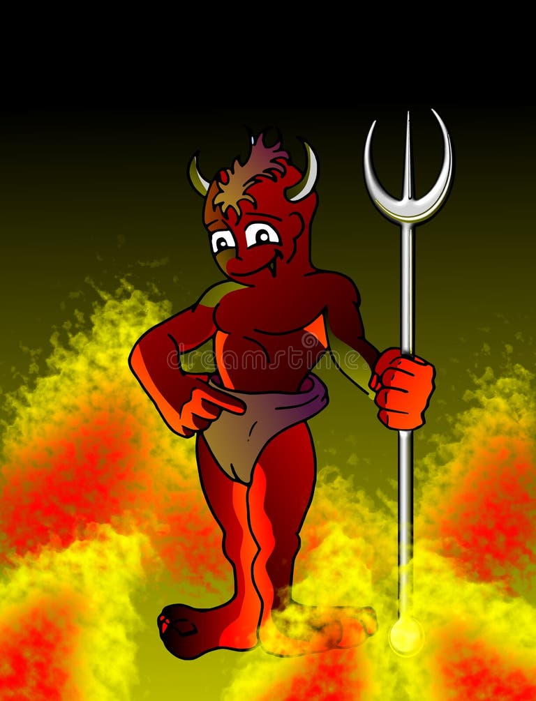 Little Red Devil Cartoon Stock Illustrations – 1,124 Little Red Devil ...