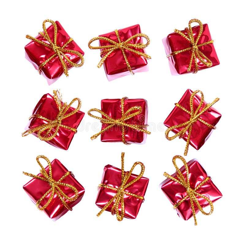 Little red gifts stock photo. Image of birthday, bonus - 1517996