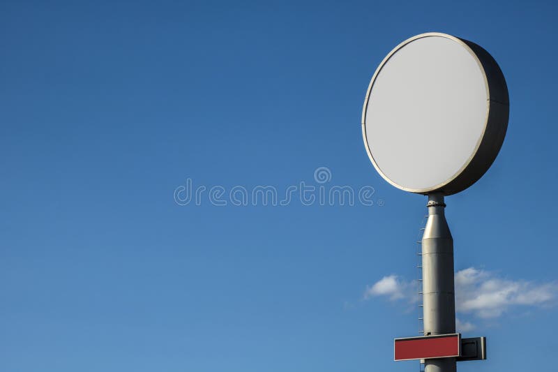 Advertising Sign with Green Background, Spectacular Billboard Stock ...