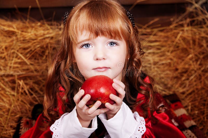 Little Red Riding Hood stock photo. Image of food, girl - 22149696