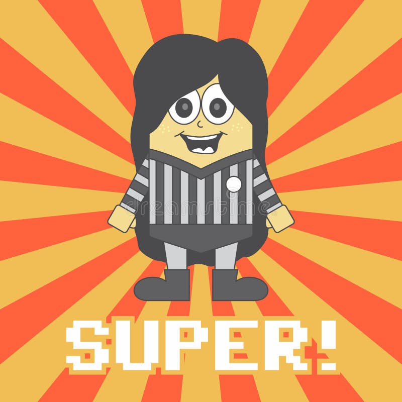 Little referee cartoon stock vector. Illustration of cartoon - 36200496