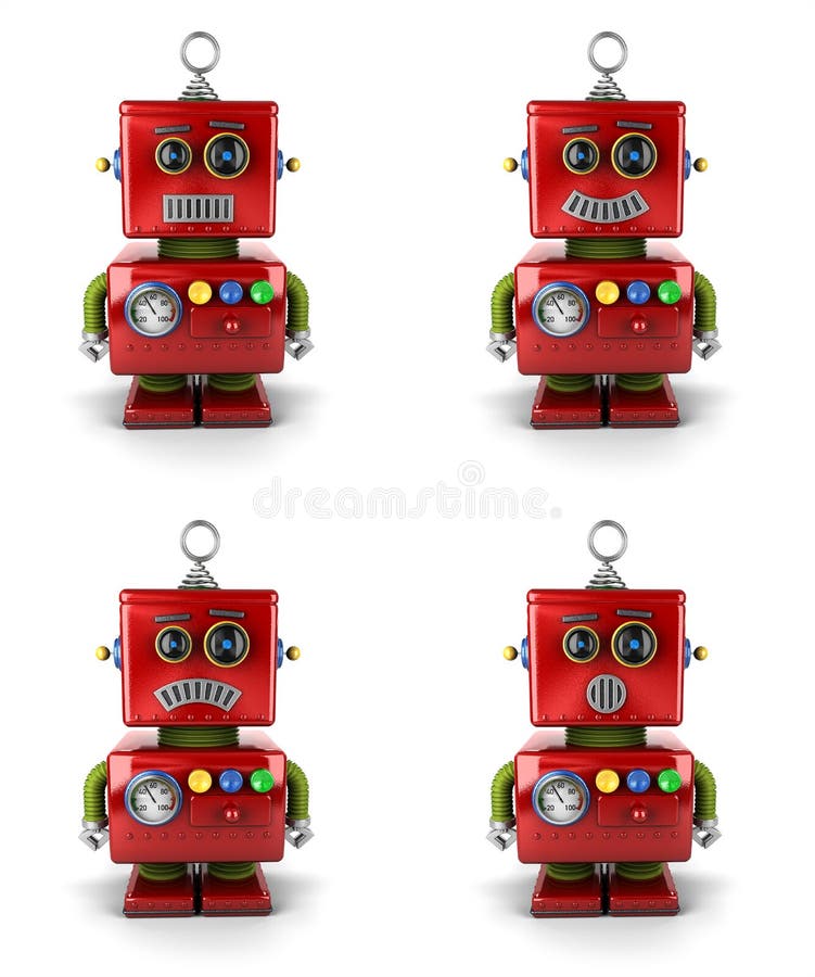 Little robot stock illustration. Illustration of 1950 - 26830644