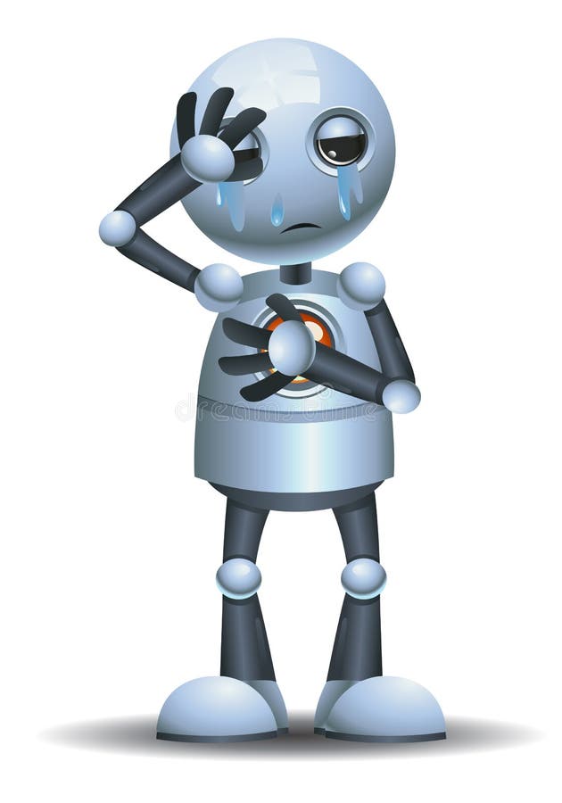 Robot Crying Stock Illustrations – 624 Robot Crying Stock Illustrations ...